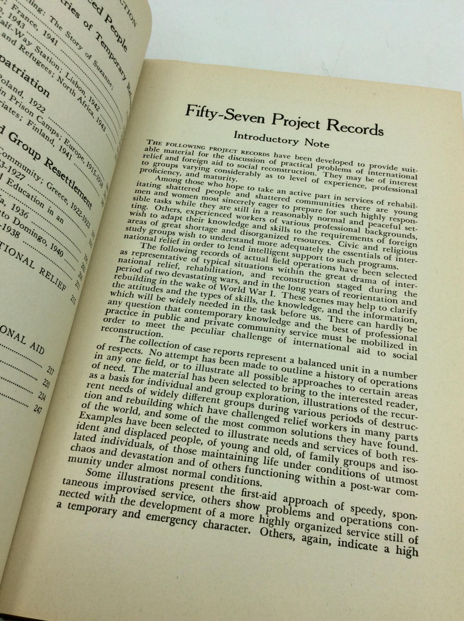 INTERNATIONAL RELIEF IN ACTION, 1914-1943: Selected Records, with Notes ...